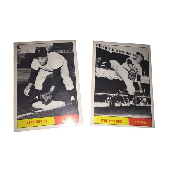 Other | Vintage Collectible Baseball Cards Clete Boyerwhitney Ford ...